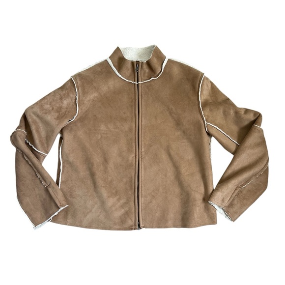 True Grit | Jackets & Coats | True Grit Tumbled Suede Beige Jacket ...